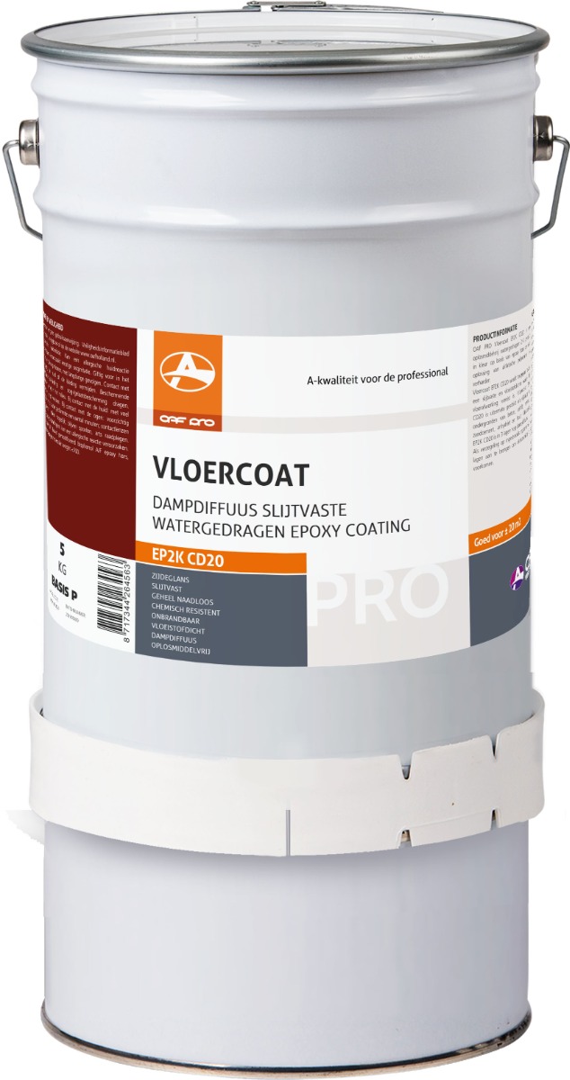 OAF PRO 2K Epoxy Vloercoating CD20 Grijs (RAL 7040) 5 kg – ikklus.nl
